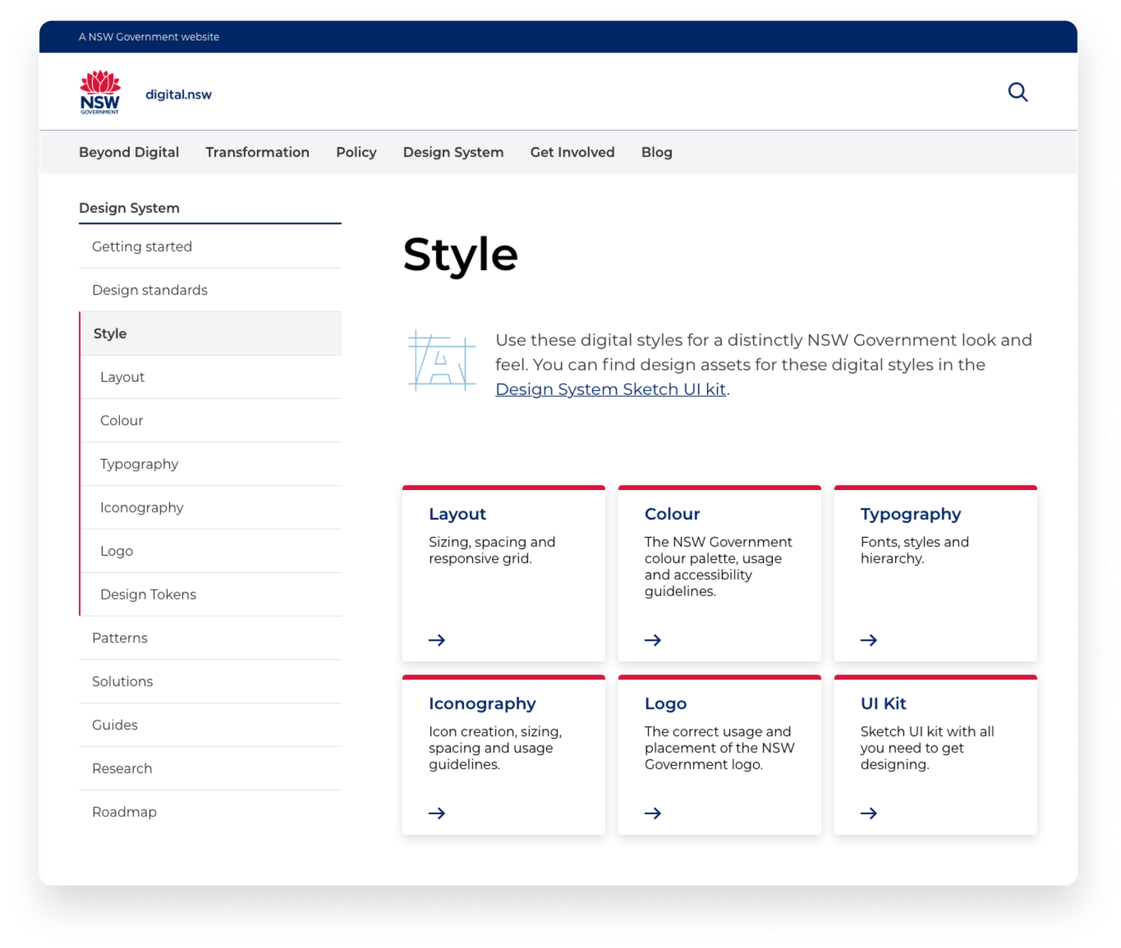 Department of Customer Service NSW: A unified design system | Pollen