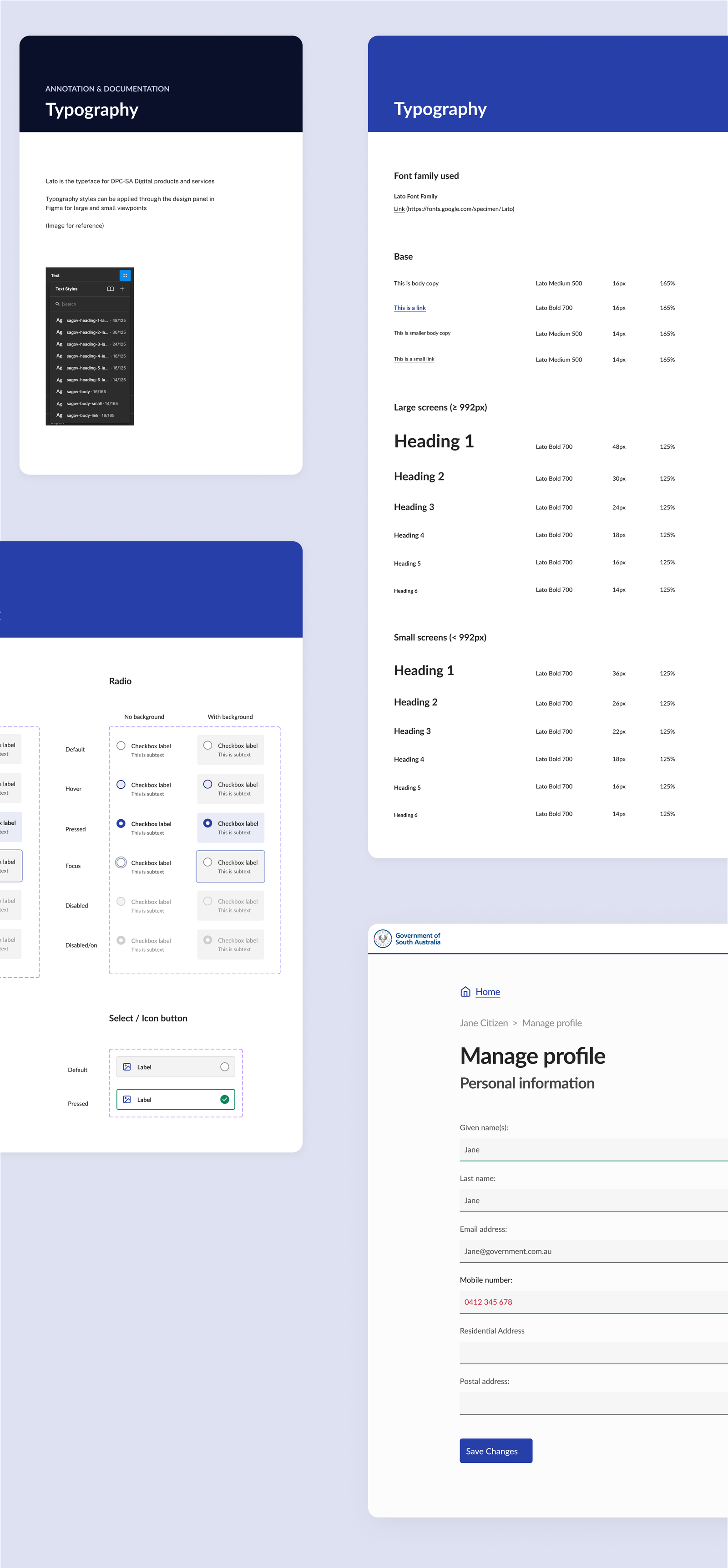 Department of the Premier and Cabinet SA: A unified design system