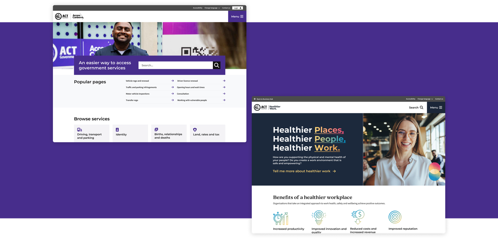 ACT Digital Design Transformation | Creating Future-Ready Online Systems