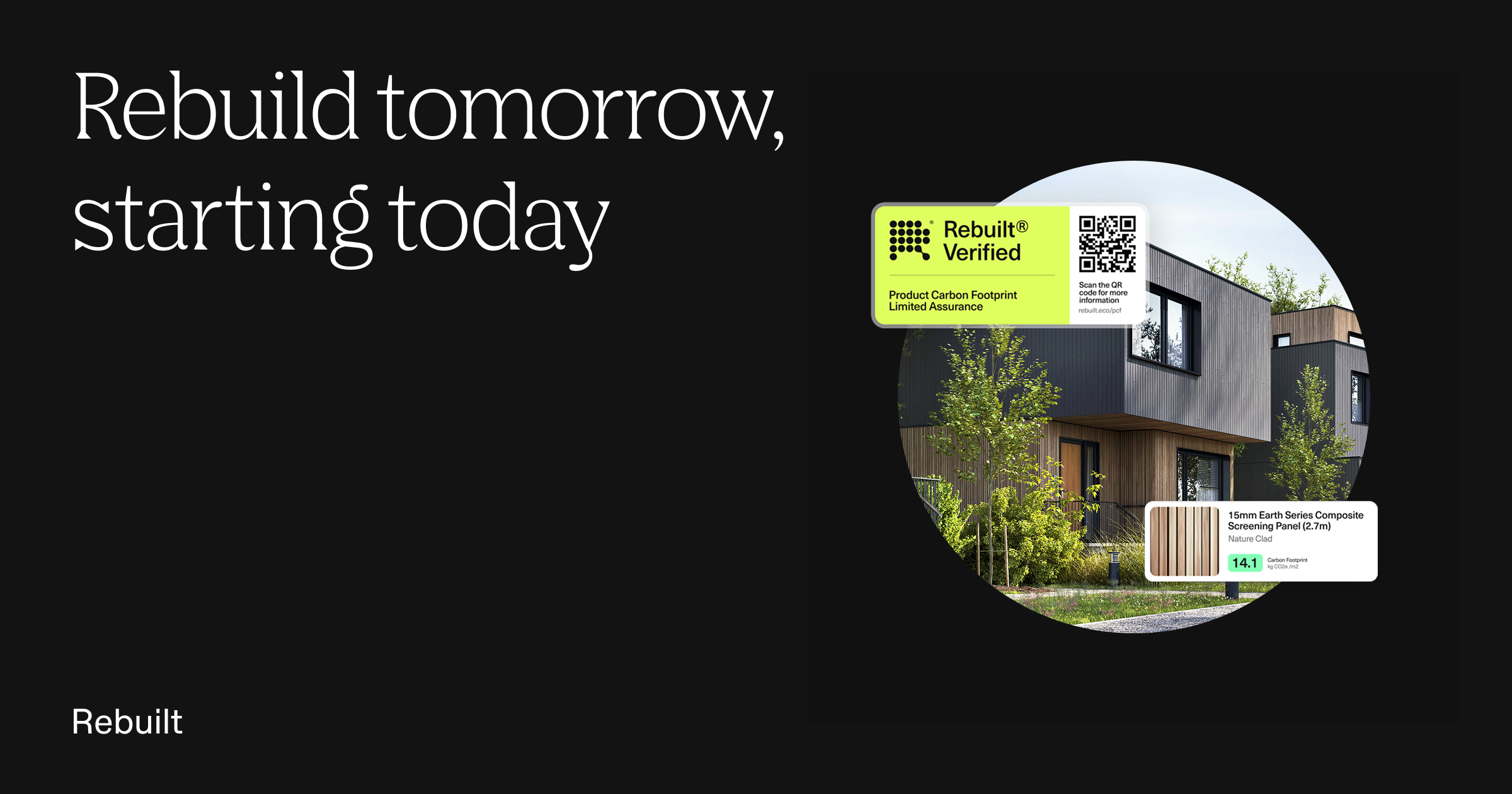 Rebuild tomorrow, starting today