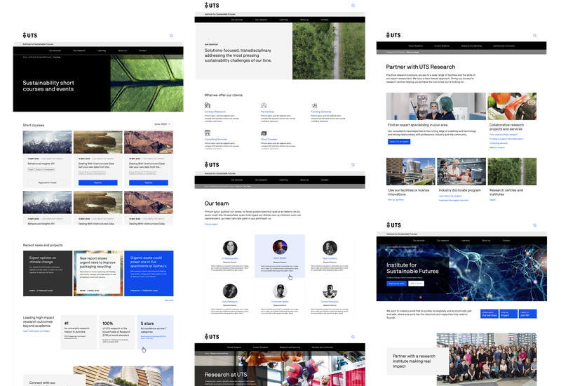 UTS Faculty of Research: Designing a modern, inclusive digital presence